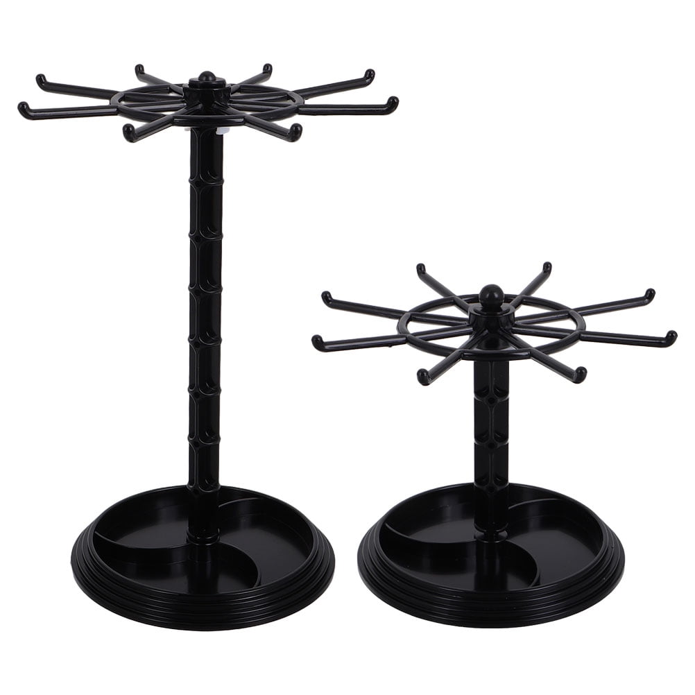 2pcs Rotating Keychain Organizer with Multi-Functional Jewelry Holder ...