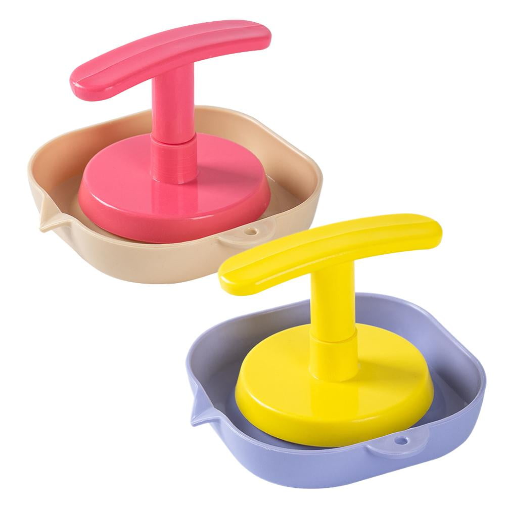 2pcs Rotating Press Garlic Ginger Magical Tool Kitchen Baby Food Tool ...