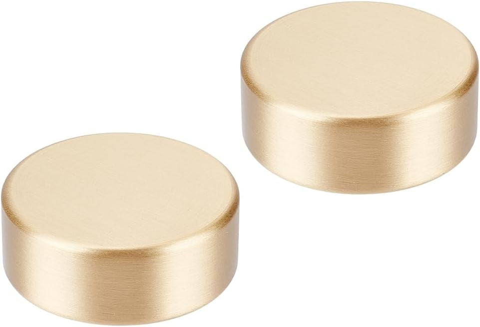 2pcs Round Block Paperweight Chinese Calligraphy Paper Weight 4cm Metal ...