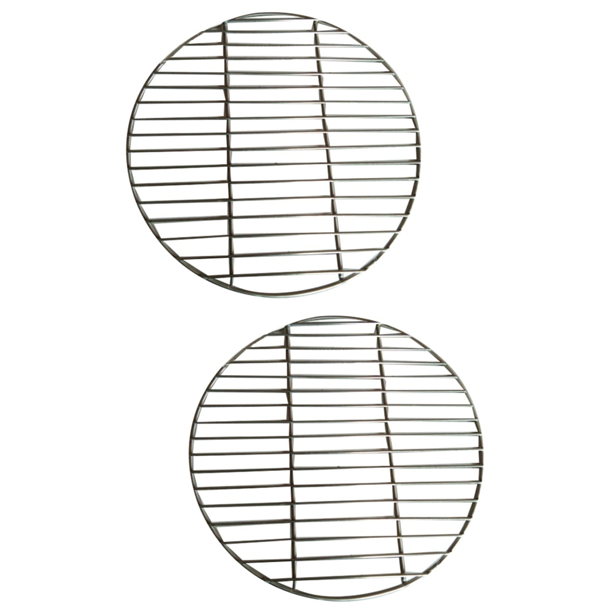 2pcs Round Grill Net Stainless Steel Barbecue Mesh Outdoor Grill Mesh ...