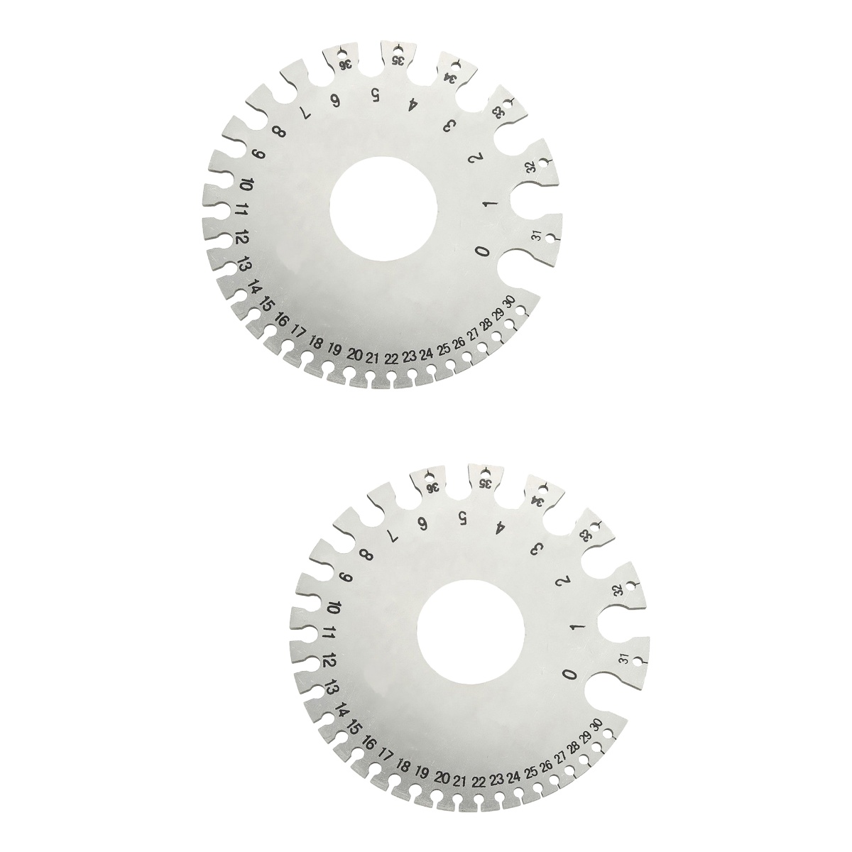 2pcs Round Wire Diameter Gauge Measuring Tool for Cable Thickness ...