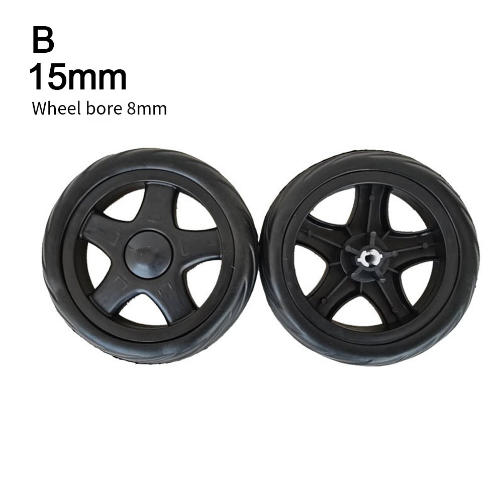 2pcs Rubber Caster Wheelbarrow Replacement Wheel Tire for Hand Truck B ...