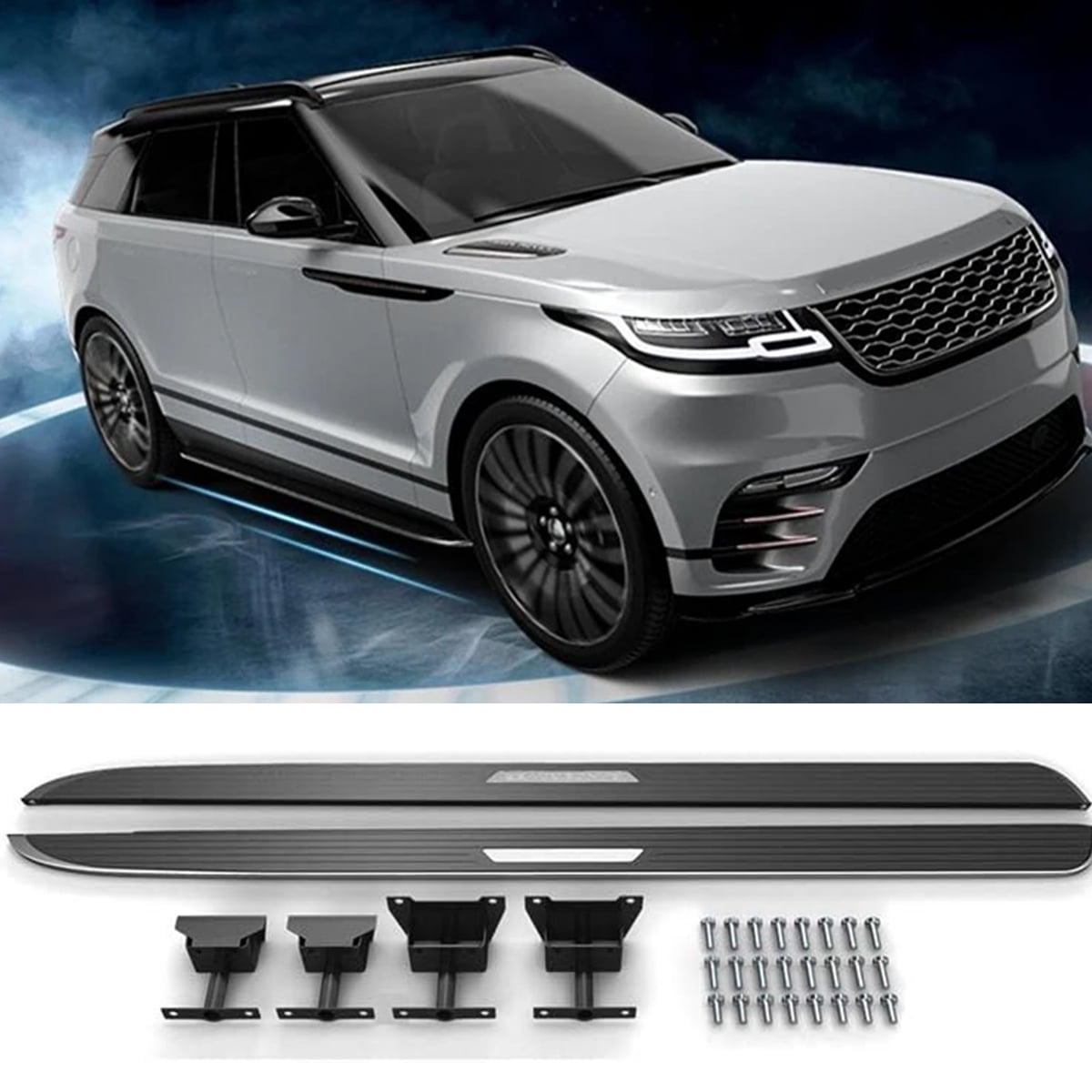 2pcs Running Board Side Step Nerf Bar for LR Range Rover Velar 2018 ...
