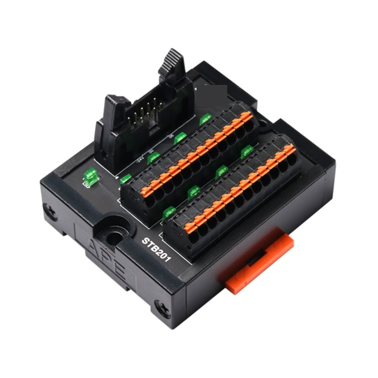 2pcs STB201 8-bit Spring-type Input Terminal Block - Walmart.com