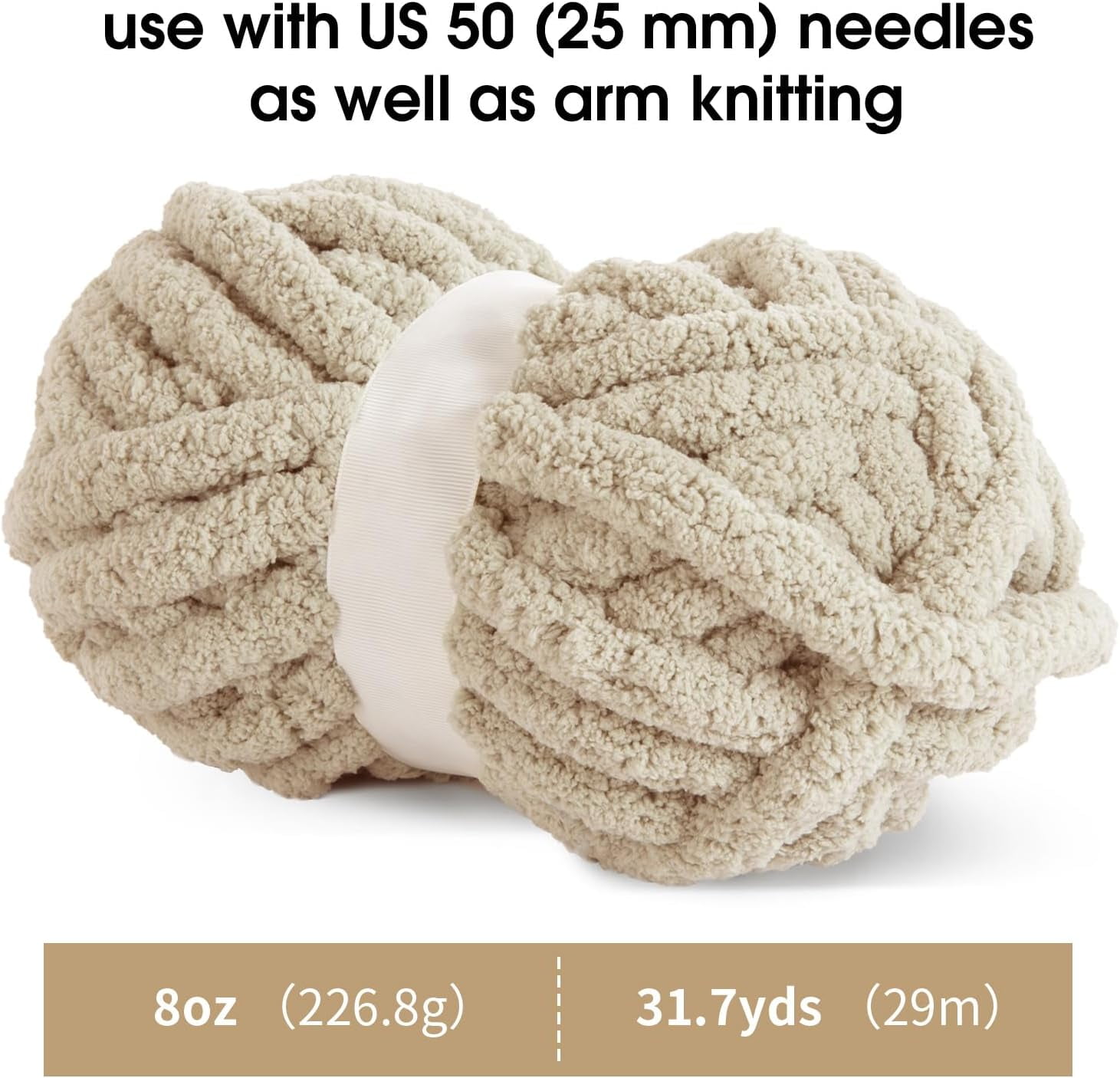 2pcs Sage Green Chunky Chenille Yarn for Blanket, Super Bulky Soft ...