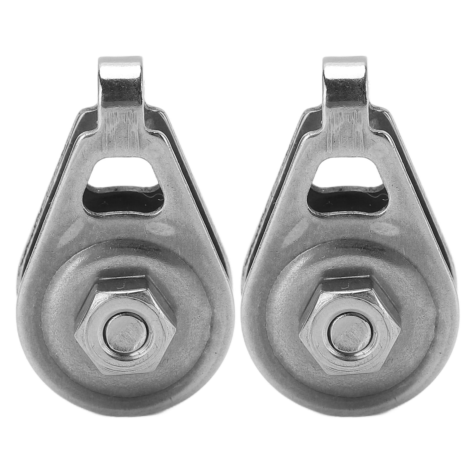2pcs Sailing Pulley Stainless Steel Visual Anchor Fishing Pulley with ...