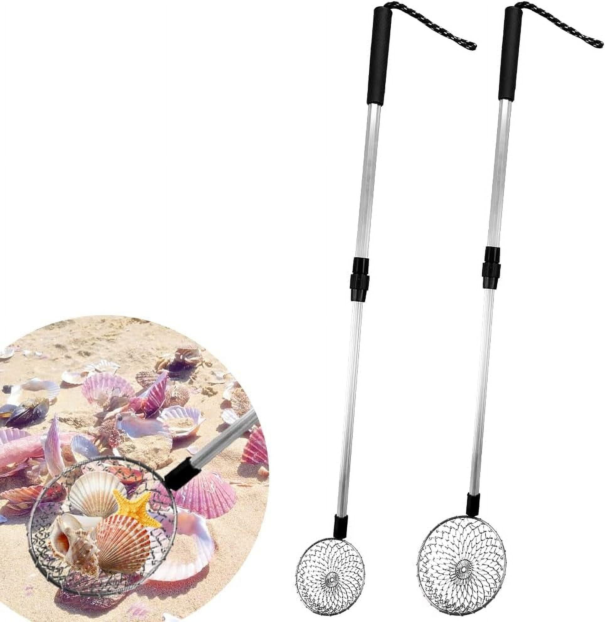 Tineasur 2Pcs Stainless Steel Beach Shell Collection Tool Adjustable ...
