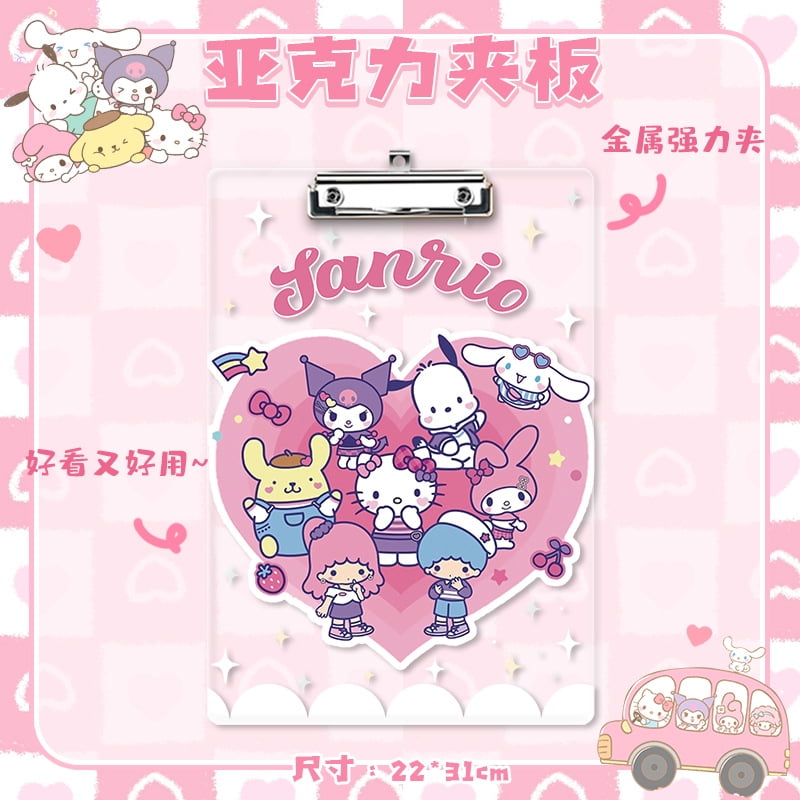 2pcs Sanrio Splint Cartoon Kawaii Hello Kitty My Melody Kuromi Pp Board ...