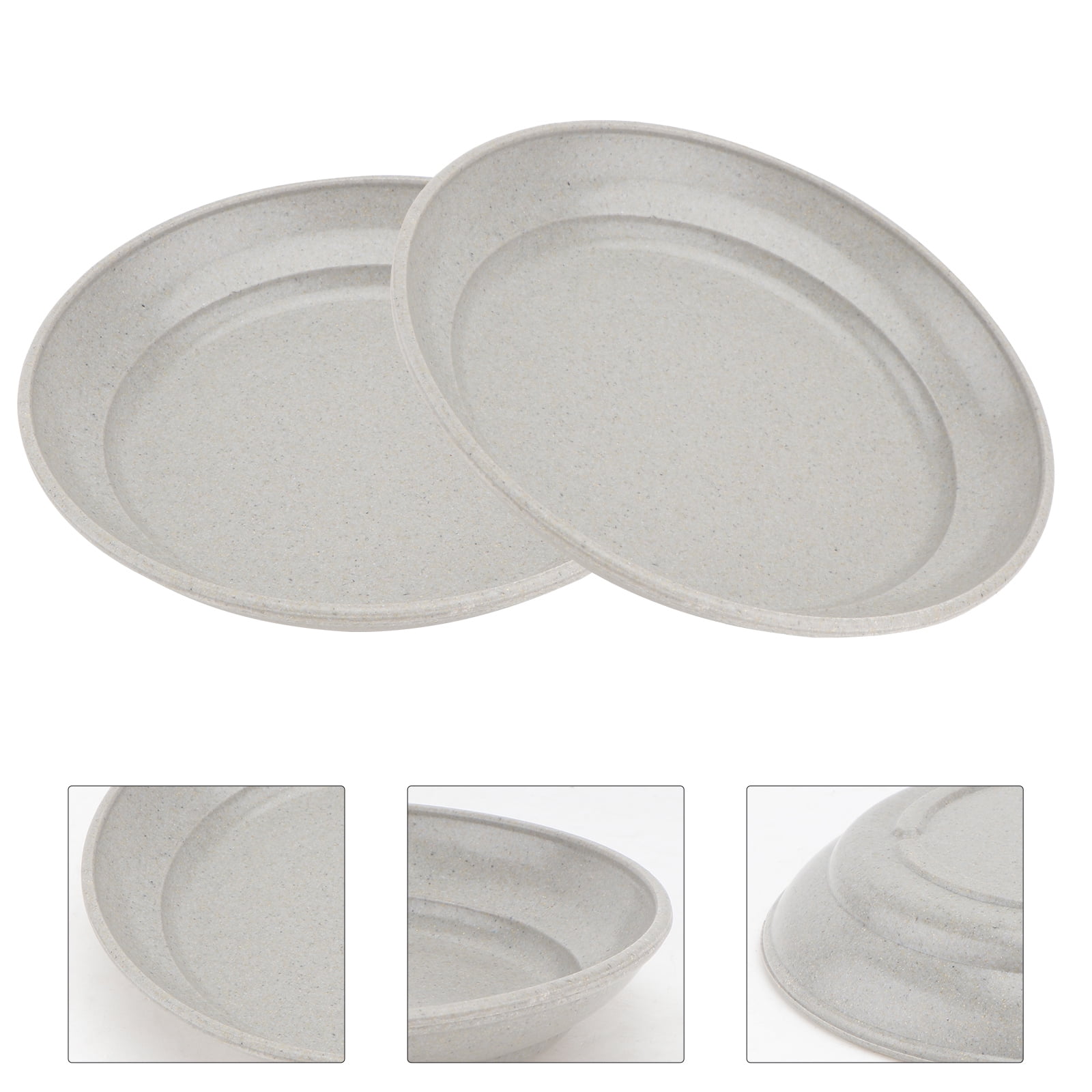 2pcs Saucer Drip Trays Pot Saucers Flower Pot Tray for Balcony Garden ...