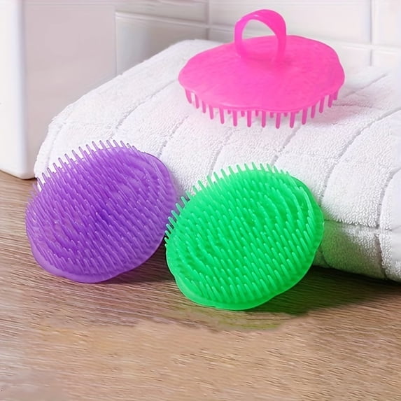 2pcs Scalp Massage Shampoo Brush Set - Gentle Bristles for All Hair ...