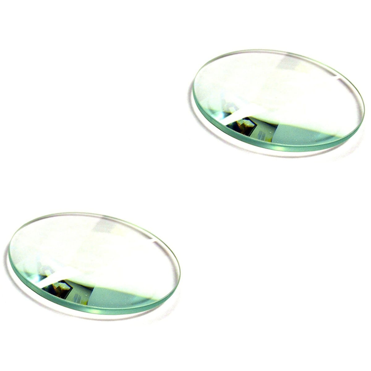 2pcs Scientific Polished Glass Double-Convex Lens Labs Optical Glass ...