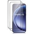 2pcs Screen Protector for OnePlus 15 Tempered Glass [Fingerprint Unlock ...