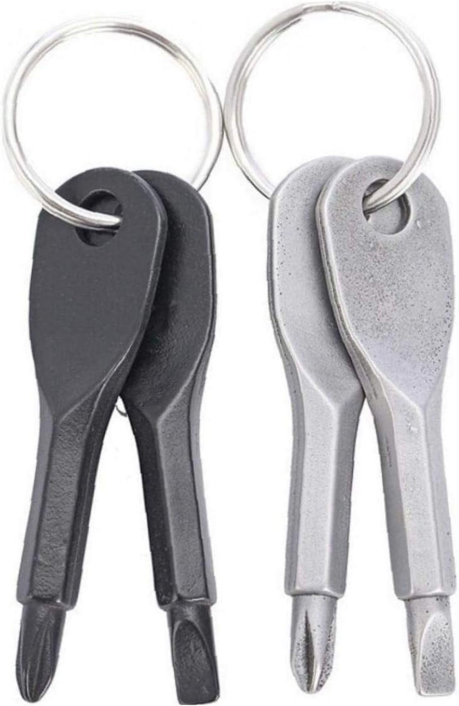 2pcs Screwdriver Key Stainless Steel Multifunction Screw Driver ...