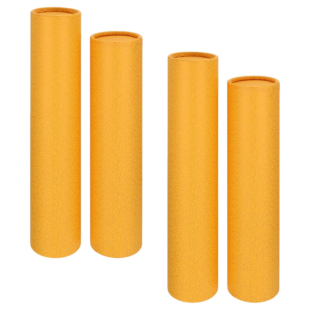 2pcs Scroll Calligraphy Work Collection Box Picture Scroll Storage Tube ...