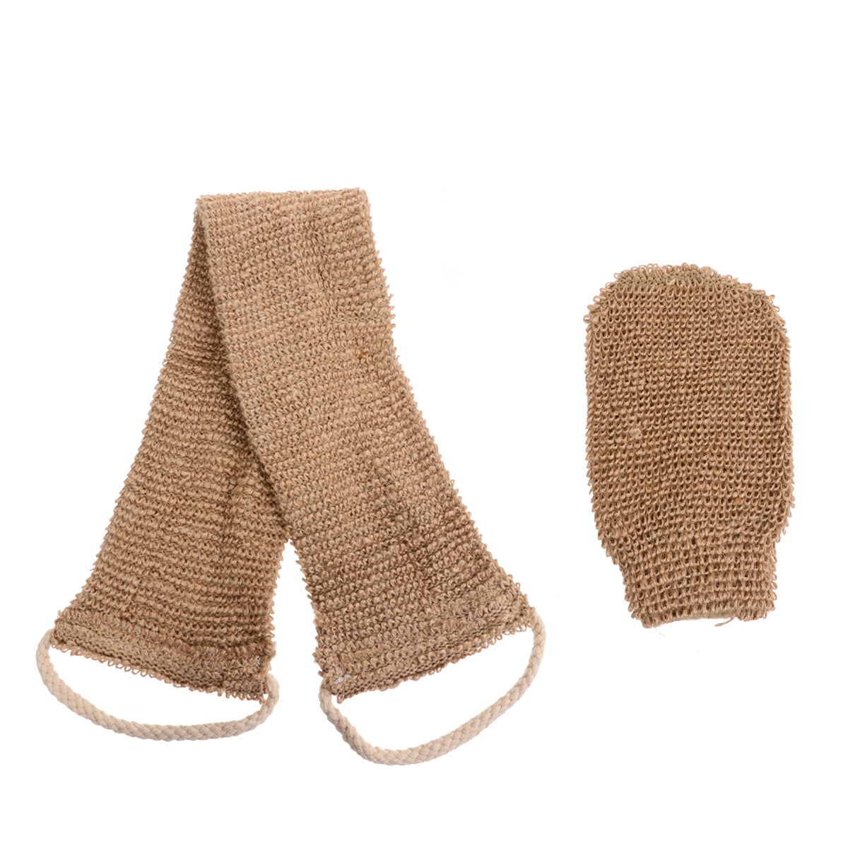 2pcs Scrub Towel Decontamination Degradation Bath Ramie Rub Back Gloves ...