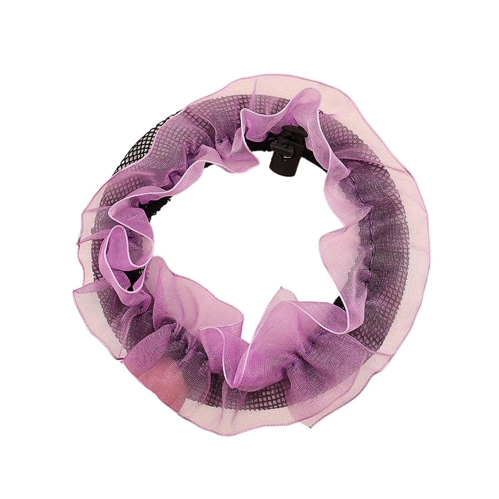 2pcs Seamless Invisible Hairnet Net Pocket Headband Girls Ballet Dance ...