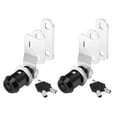 2pcs Secure Tool Box Locking Mechanism Steel Cabinet Security with Hook ...