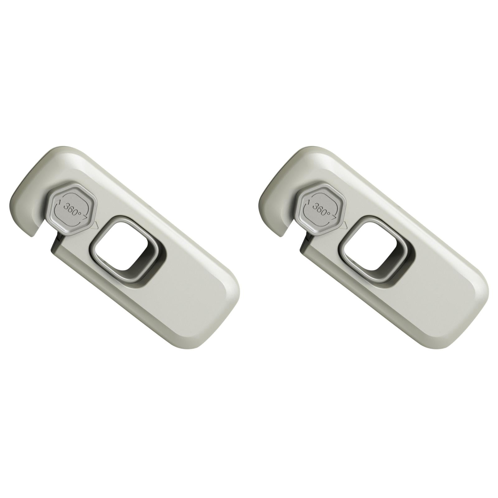 2pcs Security Refrigerator Locks. Protective Self Adhesive Latches ...