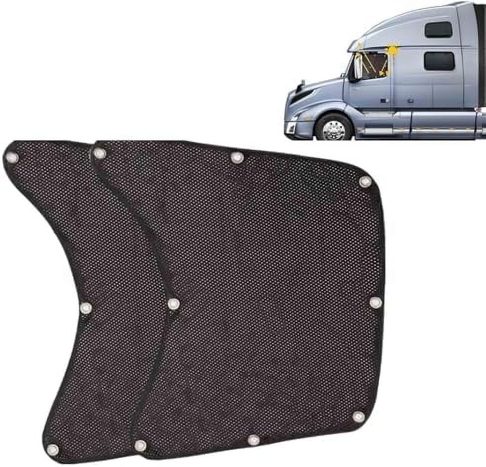 2pcs Semi Truck Window Shades, Truck Window Shades, Side Window Sun ...