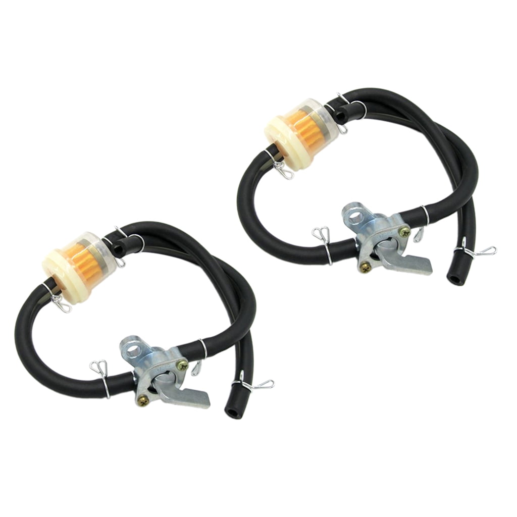 2pcs Set Fuel Petcock Valve Gas Hose and Filter for 50cc – 150cc ATV ...