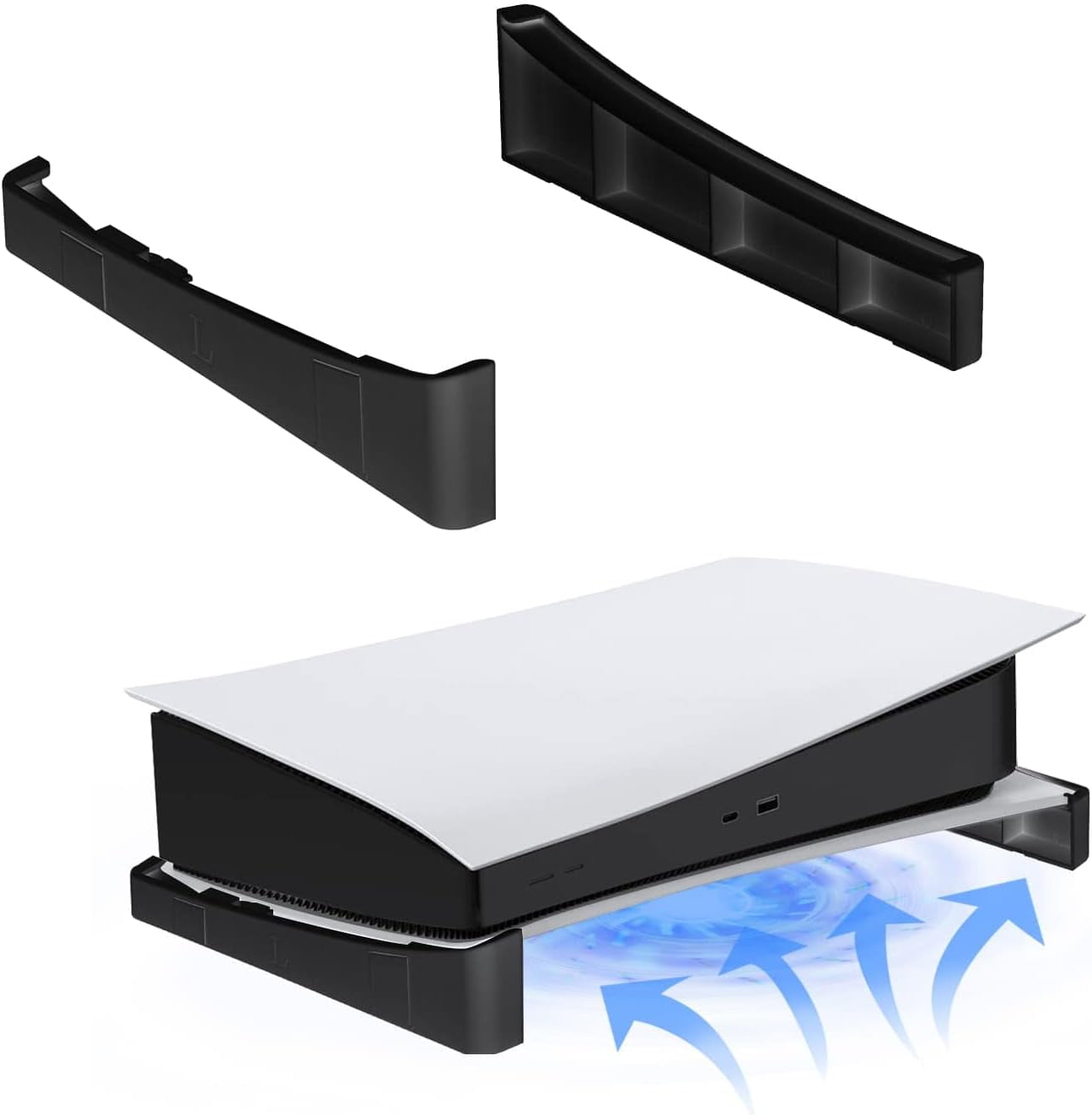 2pcs/Set Horizontal Game Disc Storage Stand for PS 5 DE/UHD Version ...