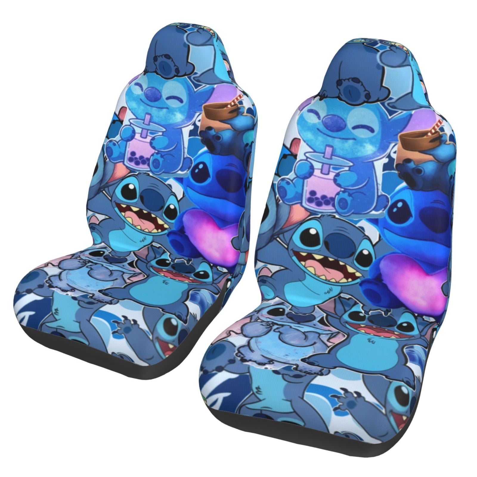 2pcs Set Stitch Car Seat Covers Cloth, Universal Automotive Seat Covers ...