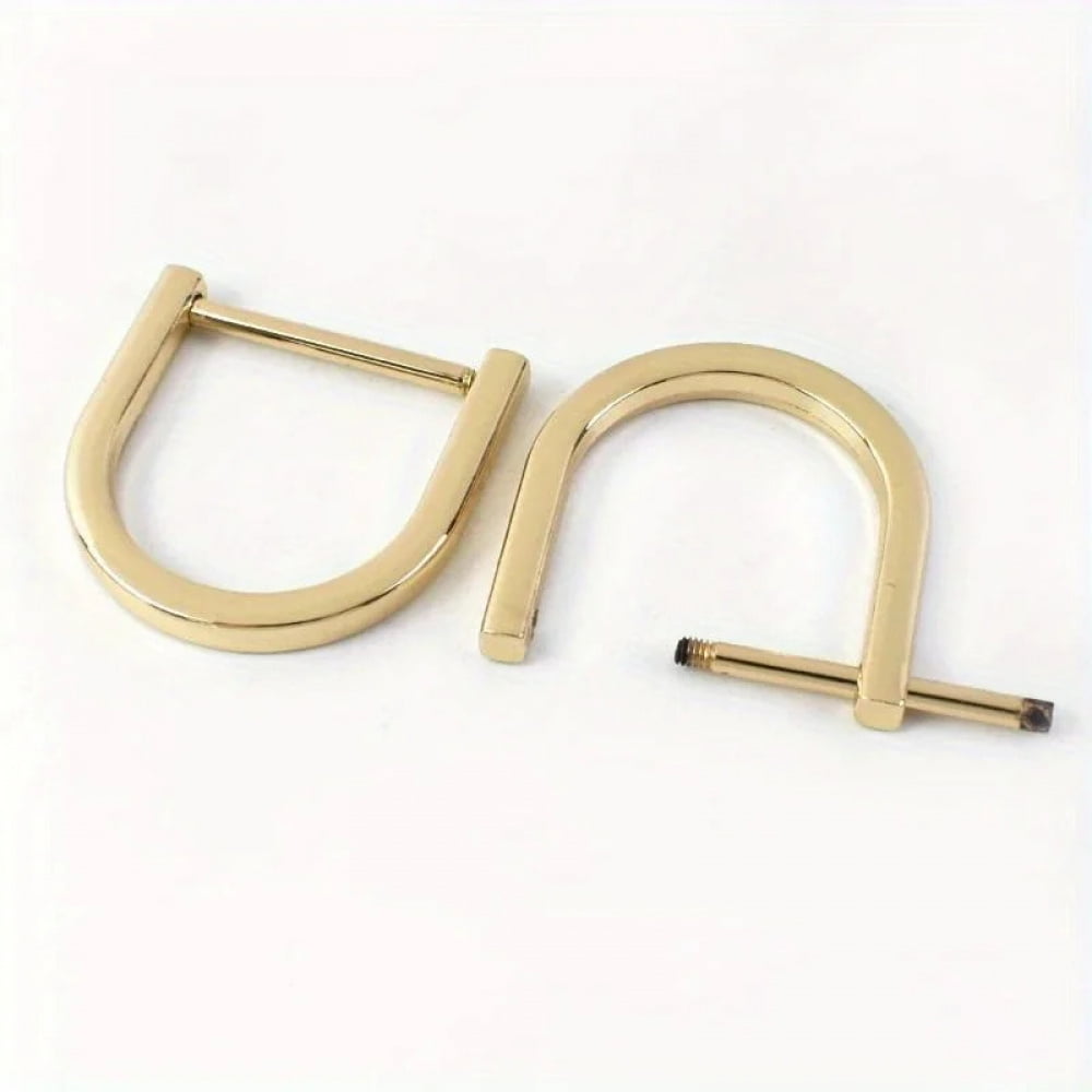 2pcs Shackle Screw D Rings U Shape D-Ring Replacement for Purse ...