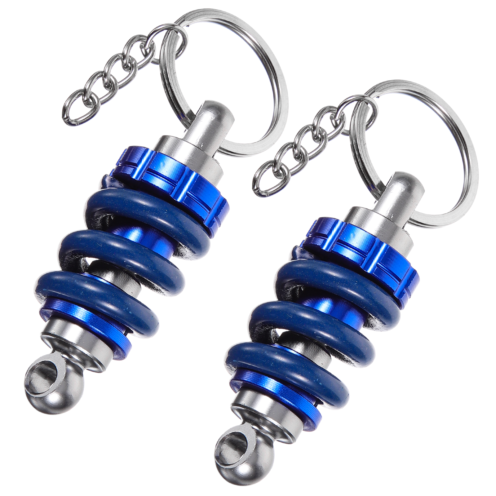 2pcs Shock Absorber Keychain Key Chain Pendant Coilover Shock Absorber ...