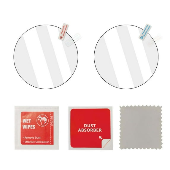 2pcs Shockproof Clear Protector Film for Clock Alarmo Glass Film Clock ...