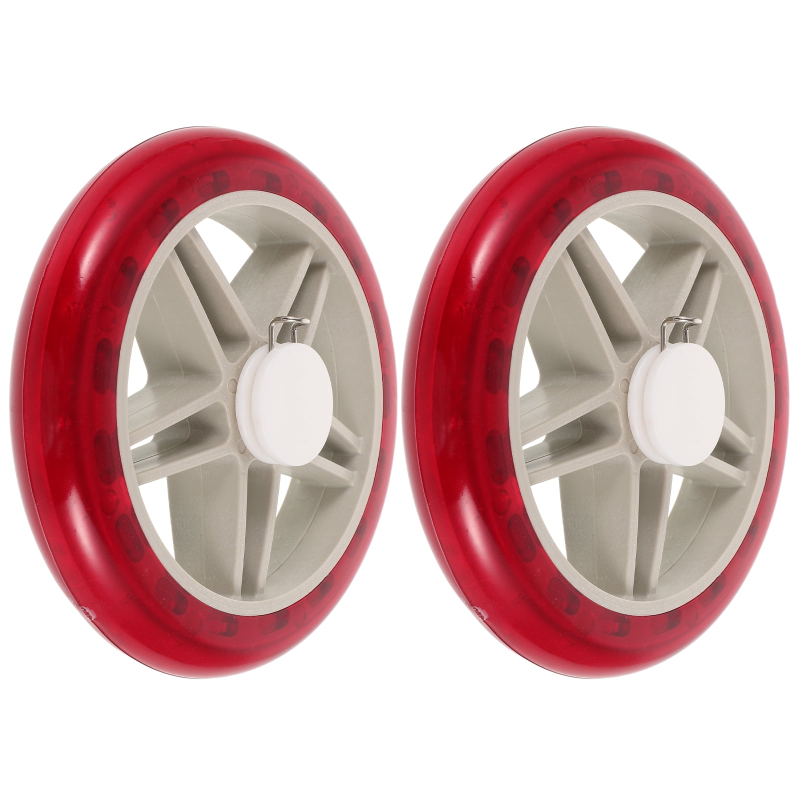 2pcs Shopping Cart Wheels Rolling Cart Wheel Grocery Trolley Wheels ...