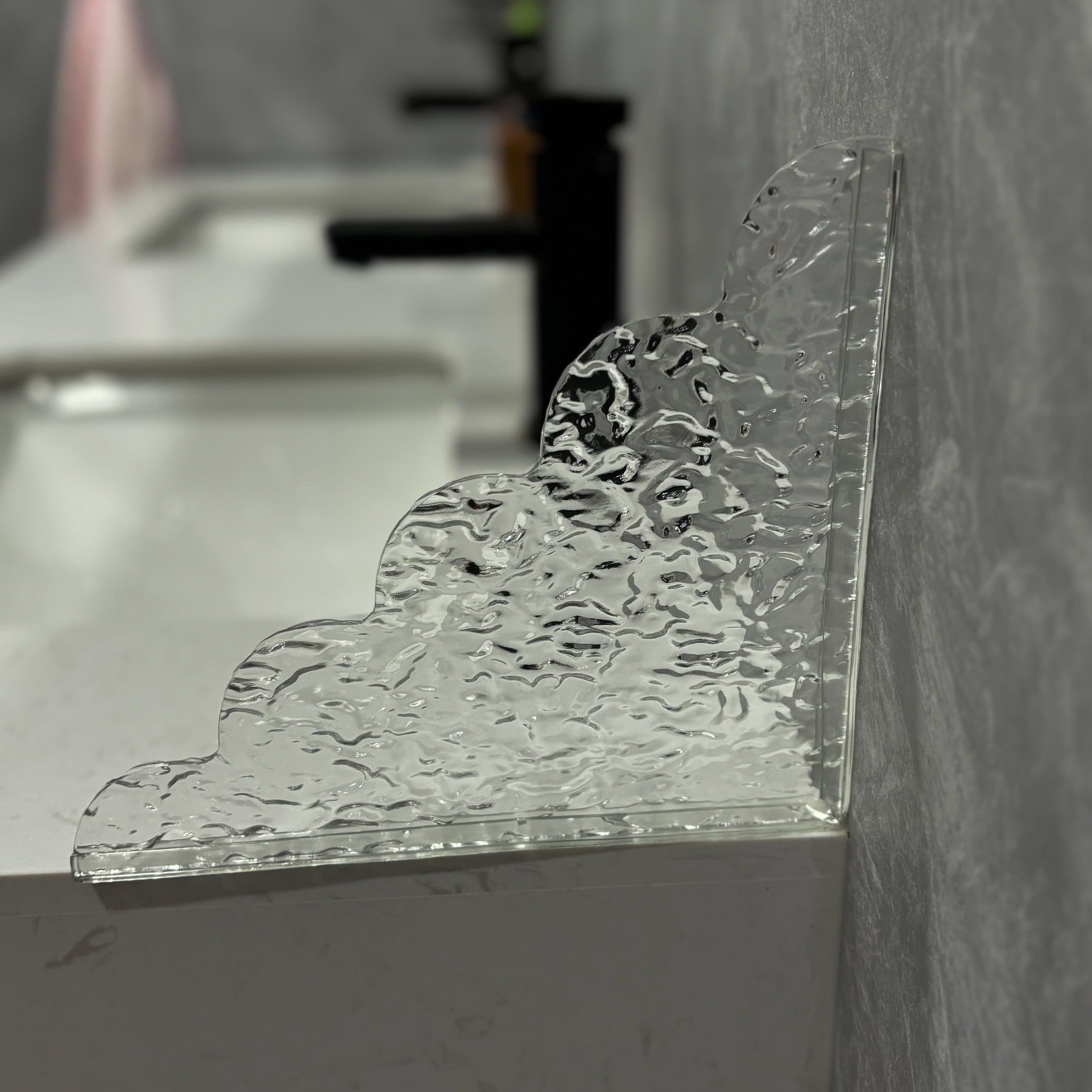 2pcs Shower Splash Guard, Bathtub Water Splash Guard with Silicone Base ...