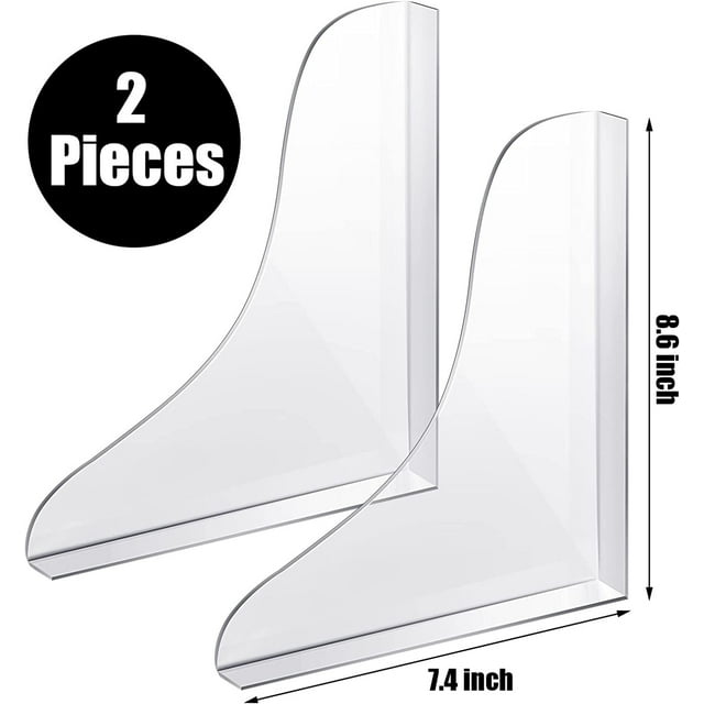 2pcs Shower Splash Guards Clear Wash Basin Splash Guards Bathtub Splash ...