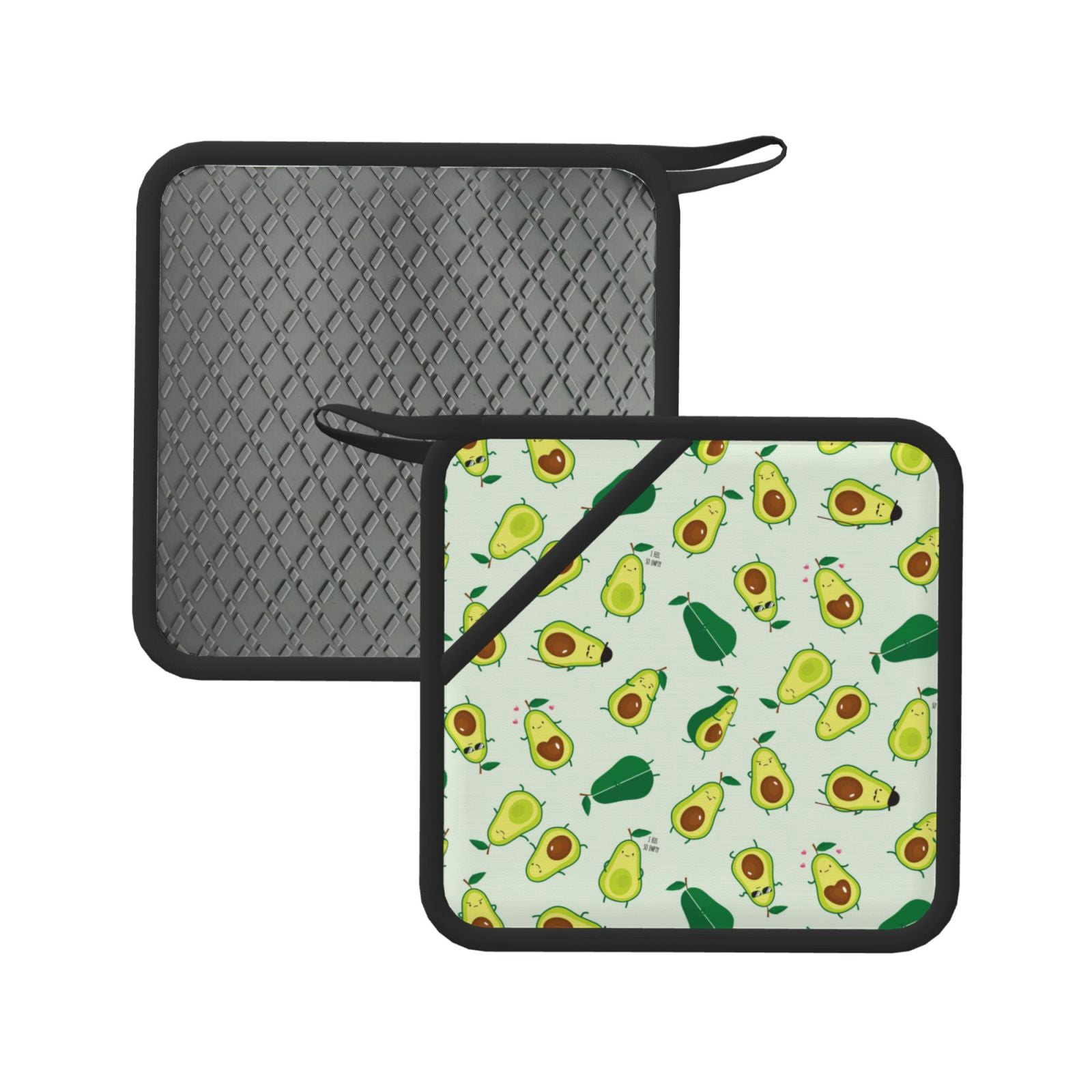 2pcs Silicone Anti-Hot Hot Pads Oven Mitts Heat Resistant Pot Holders ...