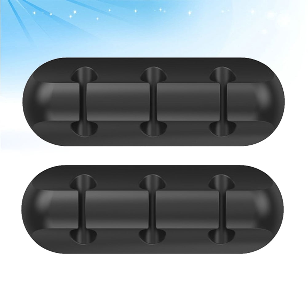 2pcs Silicone Cable Holder Clips Cord Organizers Wire Management ...