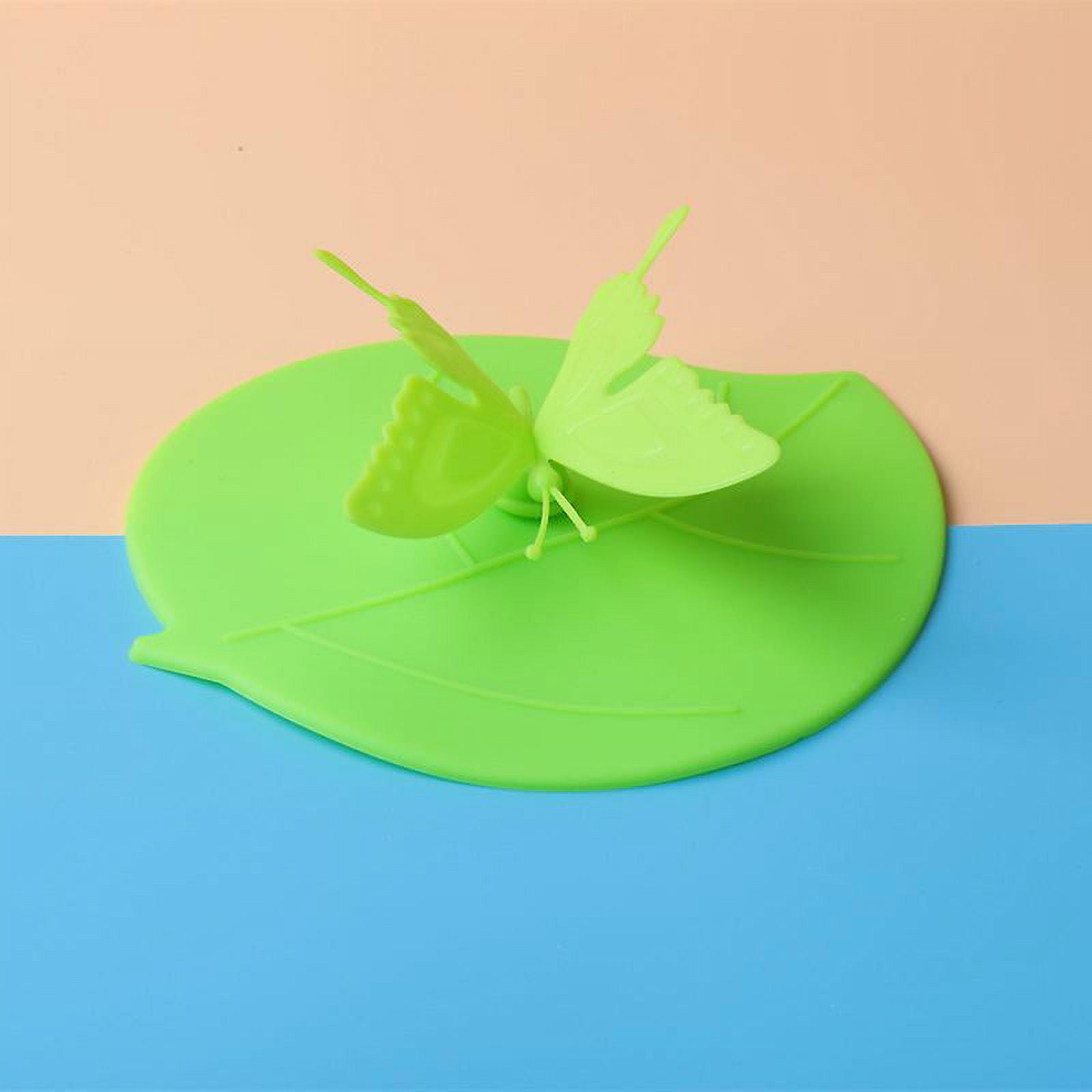 2pcs Silicone Cup Covers Butterfly Mug Cup Lids Anti-dust Airtight Seal ...