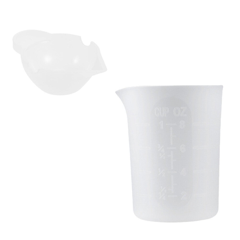 2pcs Silicone Measuring Cups Graduated Cup Epoxy Resin Measuring Cups ...