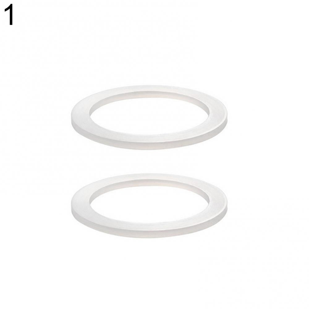 2pcs Silicone Sealing Ring for Coffee Pots Spacer Washer Gasket Rings ...