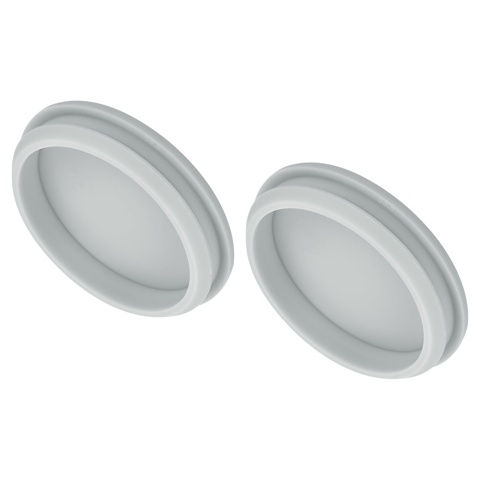 2pcs Silicone Snap in Locking Hole Plugs,58.6mm Narrow Groove 5mm for ...