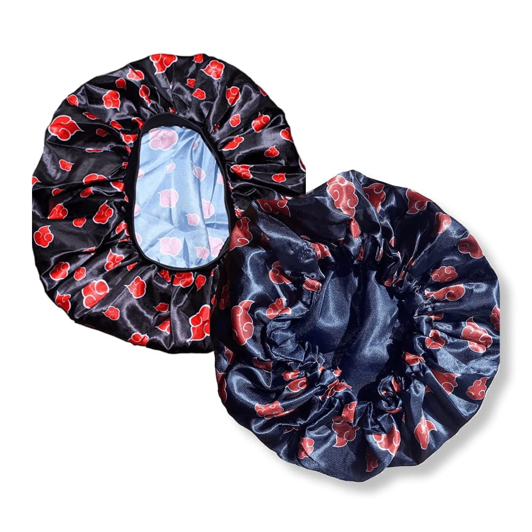 2pcs Anime-Inspired Silky Bonnet with Adjustable Elastic Band for ...