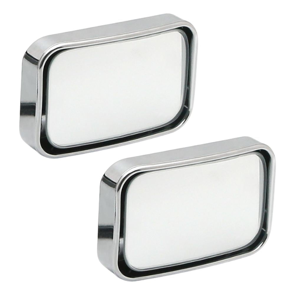 2pcs Silver Pair Car Rearview Mirror Small Round Mirror Blind Spot ...