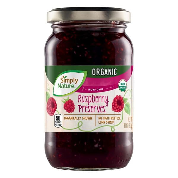 2pcs Simply Nature Organic Raspberry Preserves - 11 oz (312g) - Walmart.com