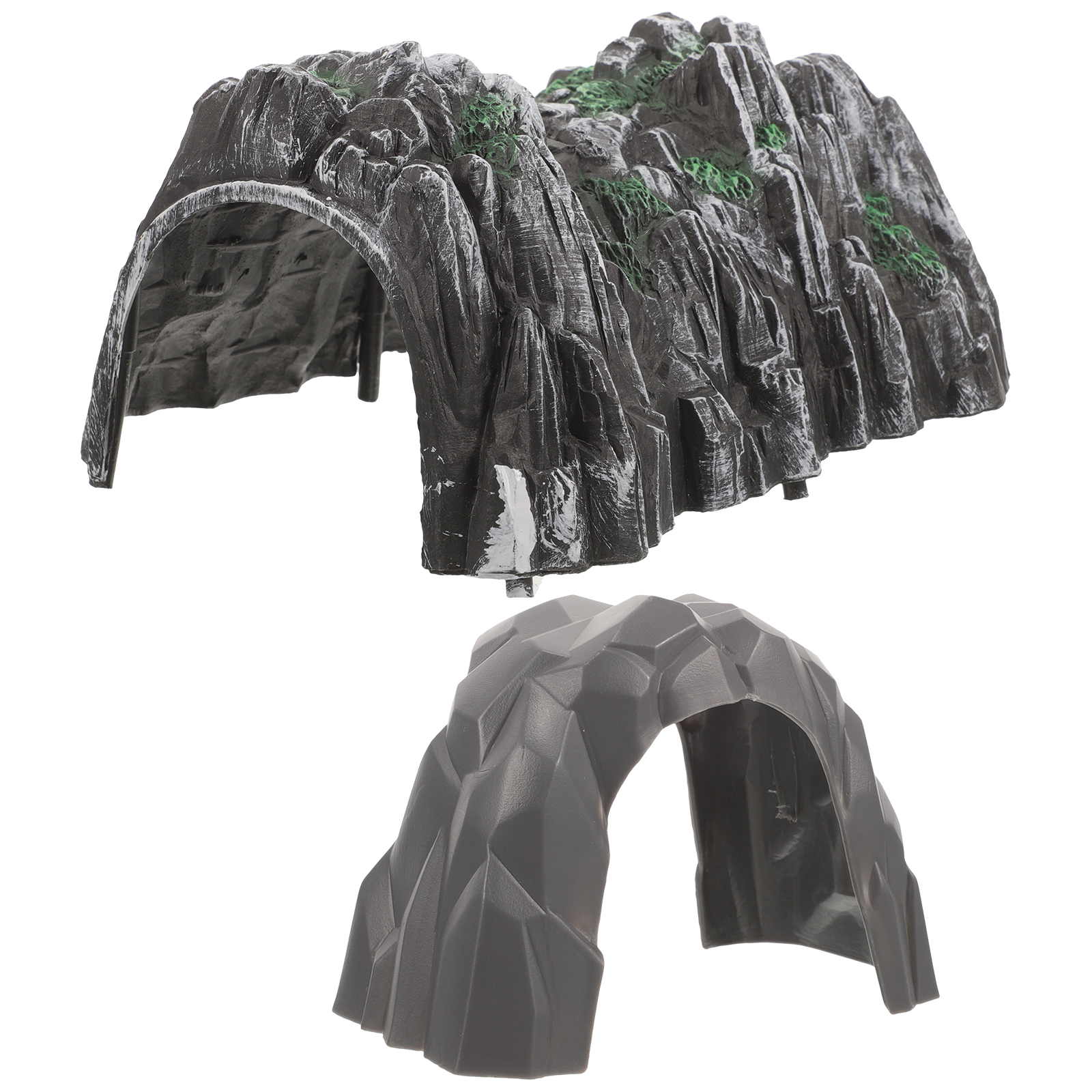 2pcs Simulation Cave Tunnel Model Small Cave Decoration Miniature Train ...