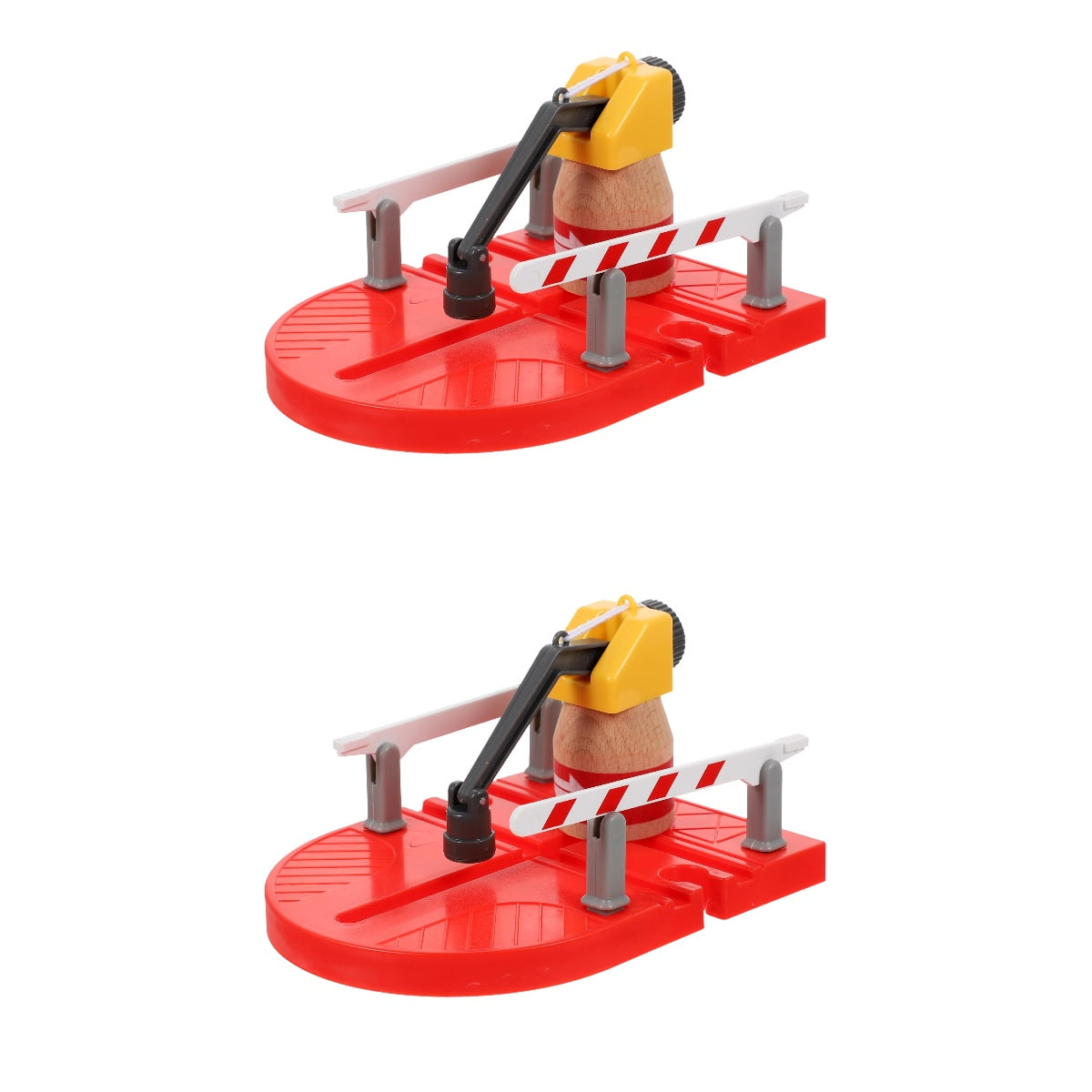 2pcs Simulation Crane Model Playing Kids Model Railway Train Crane Diy ...