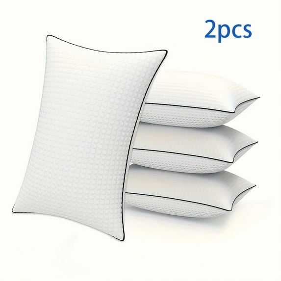 2pcs Sleep Bubble Pillow for Side Back Stomach Sleeping, Orthopedic Bed ...