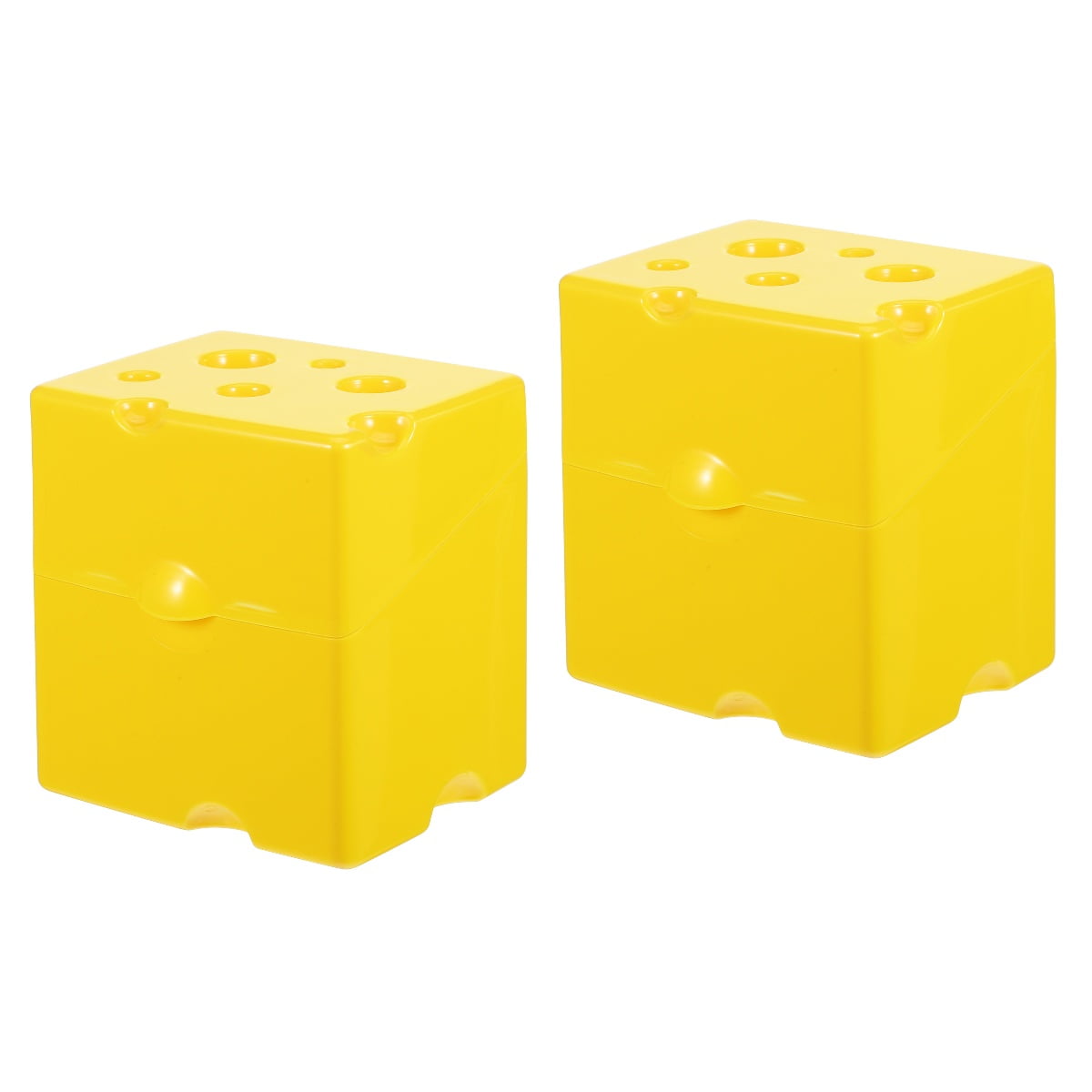 2pcs Sliced Cheese Storage Container Cheese Slice Holder Plastic Butter ...