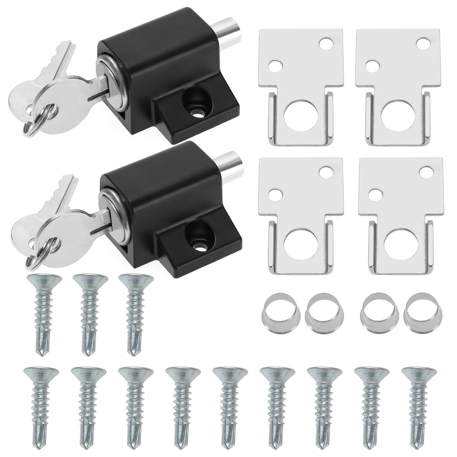 2pcs Sliding Door Window Lock Sliding Patio Lock Window Door Limiter ...