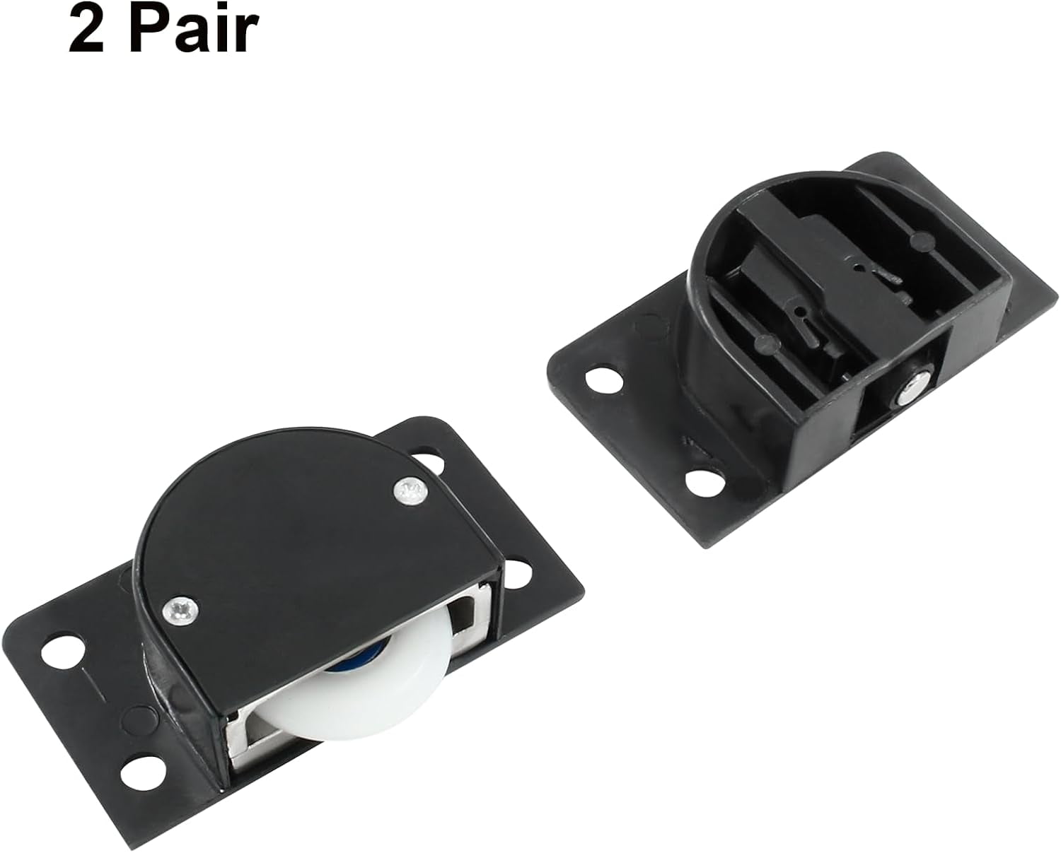 2pcs Sliding Wardrobe Door Hardware Closet Roller Wheel Replacement ...