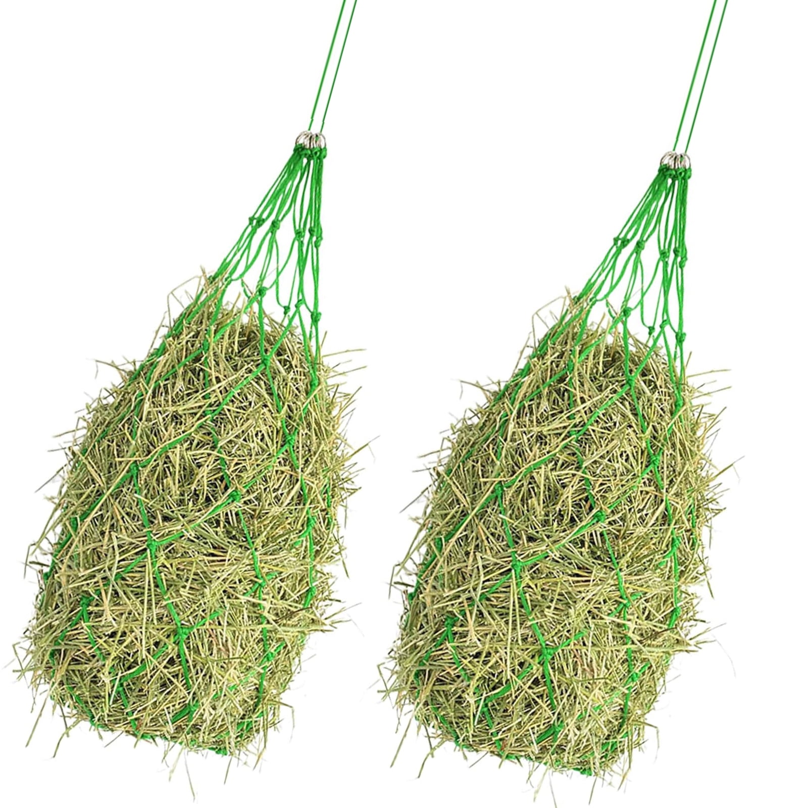 2pcs Slow Feed Horse Goat Straw Net 40Inch Design Metal Fasteners ...
