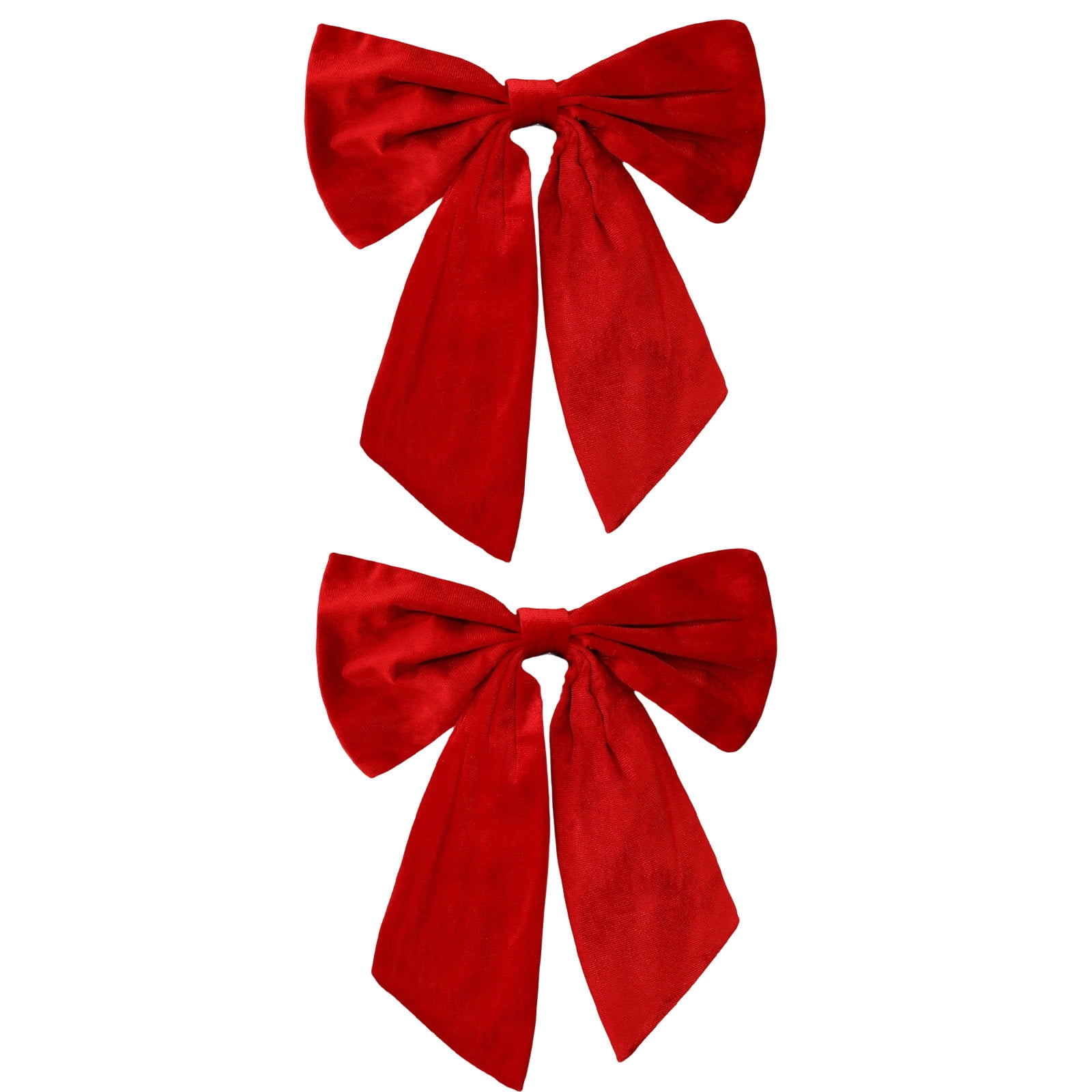 2pcs Small Christmas Bows, for Gift Wrapping, Tree Decor, Escalator ...