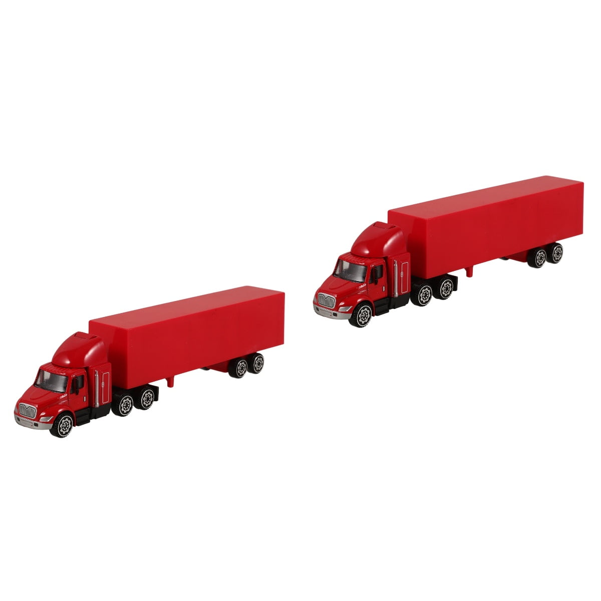 2pcs Small Container Truck Model Desktop Truck Decoration Alloy Craft ...